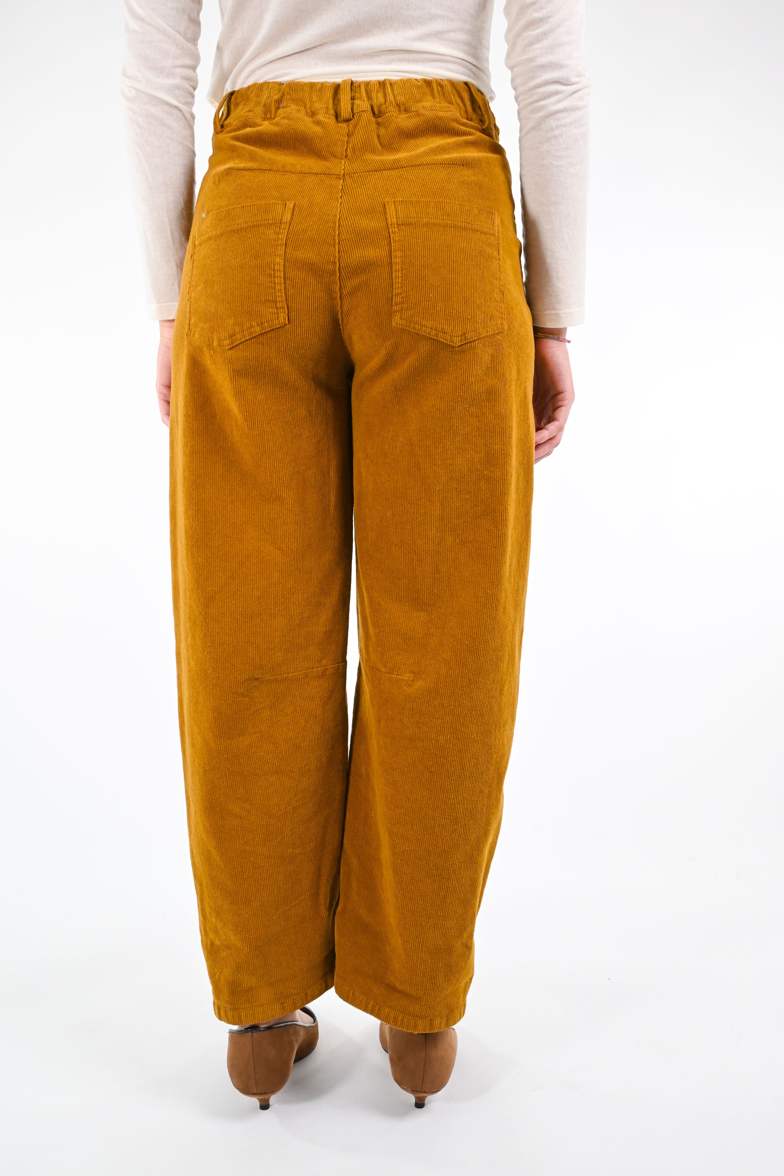 MOTEL - PANTALONE BAGGY IN VELLUTO ART.PA5093 - OCRA – Bros'